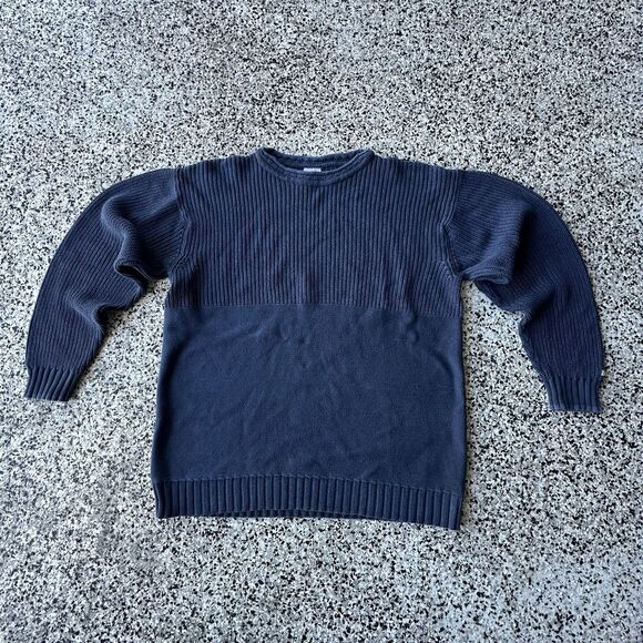 Columbia | Sweaters | Vintage Columbia Knit Sweater Mens Xl Navy Blue ...